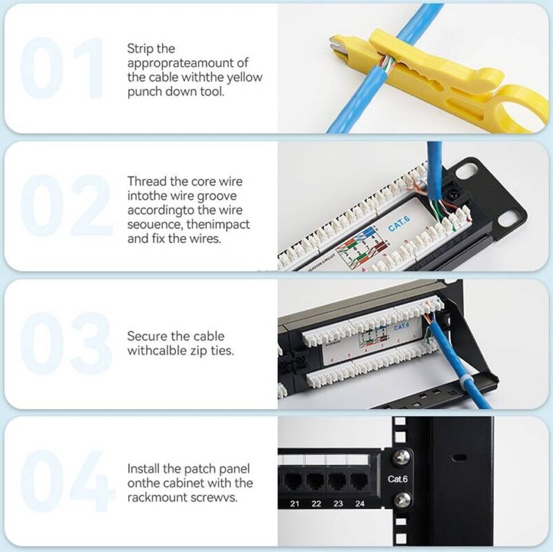 Get Vention 24-Port Cat6 Patch Panel Now at ZEMS IT UAE